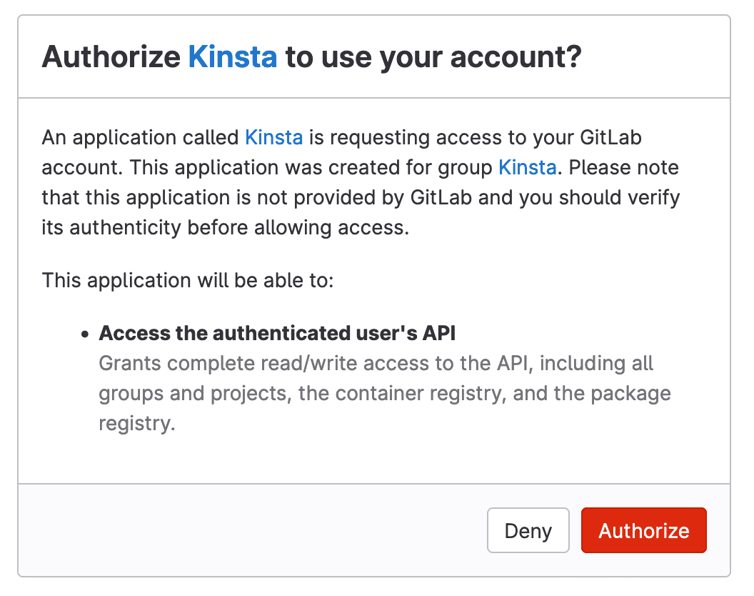 Git - GitLab - Kinsta® Docs