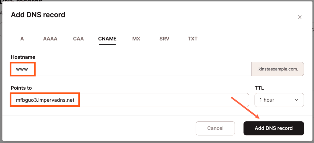 CDN - Imperva CDN - Kinsta® Docs