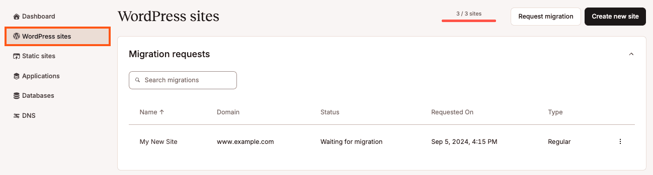 Migrations - Kinsta Migration - Kinsta® Docs