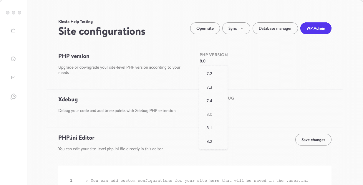 Php Versions Kinsta®
