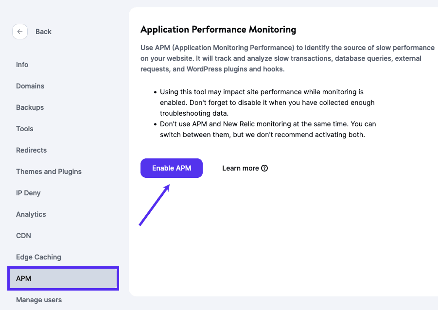 Monitoring - Kinsta's APM Tool - Kinsta® Docs
