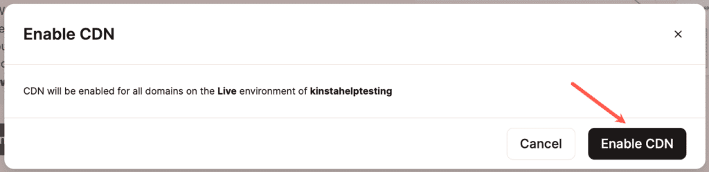 Kinsta CDN - Kinsta® Doc