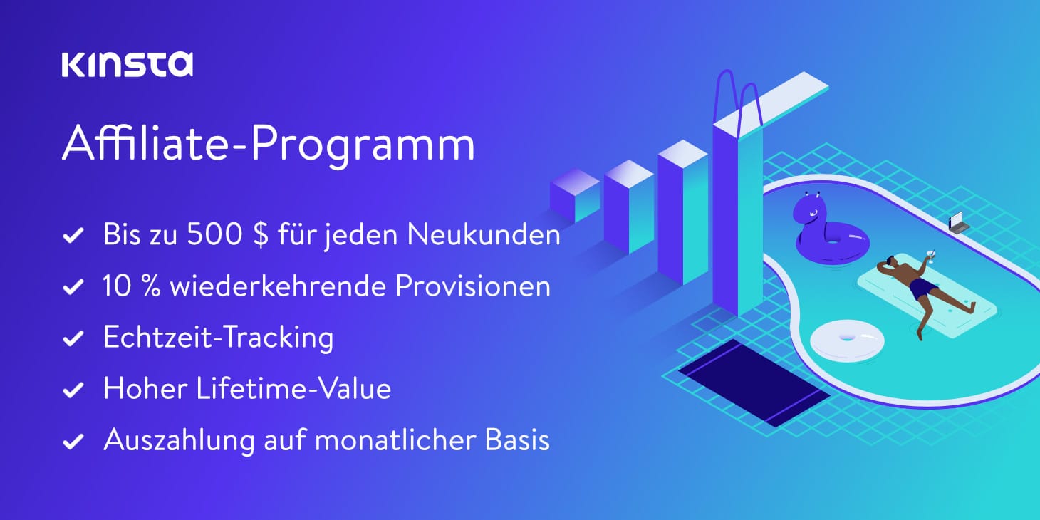 Kinsta Affiliate-Partnerprogramm