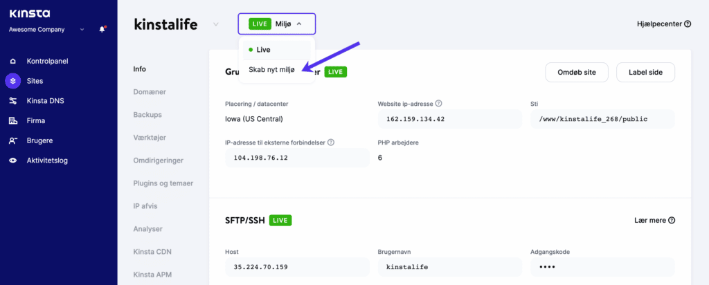 Introduktion af Kinsta's Premium Staging Environment Add-On