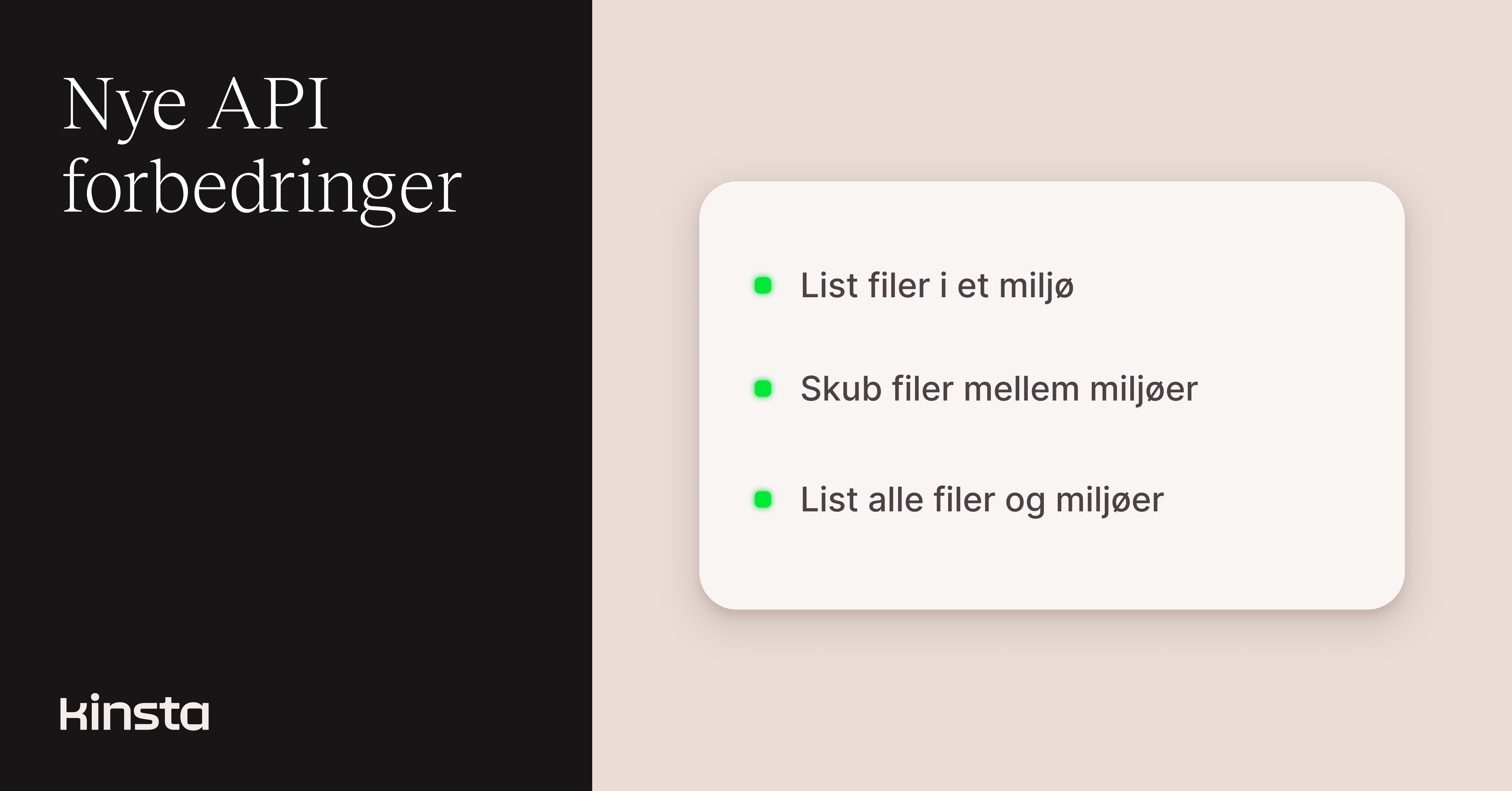 Hent filer og målret mod specifikke stier med Kinsta API