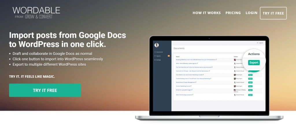 Google Docs a WordPress - 5 que Usted Necesita Saber