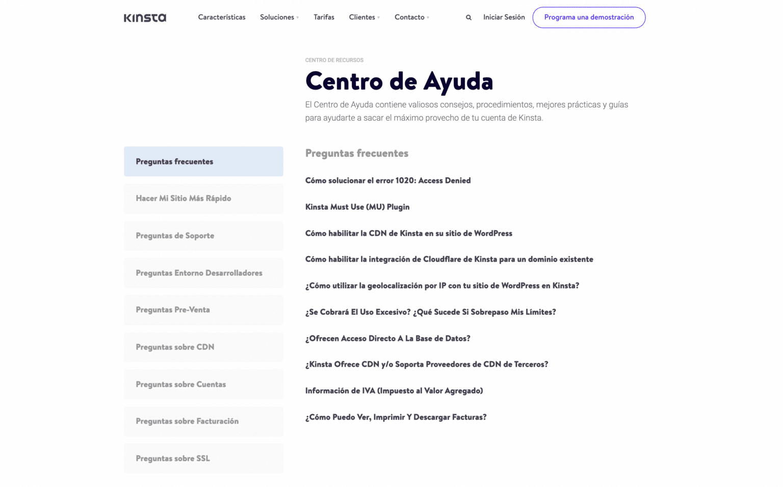 El Centro de Ayuda de Kinsta - El nuevo hogar para las respuestas de ...