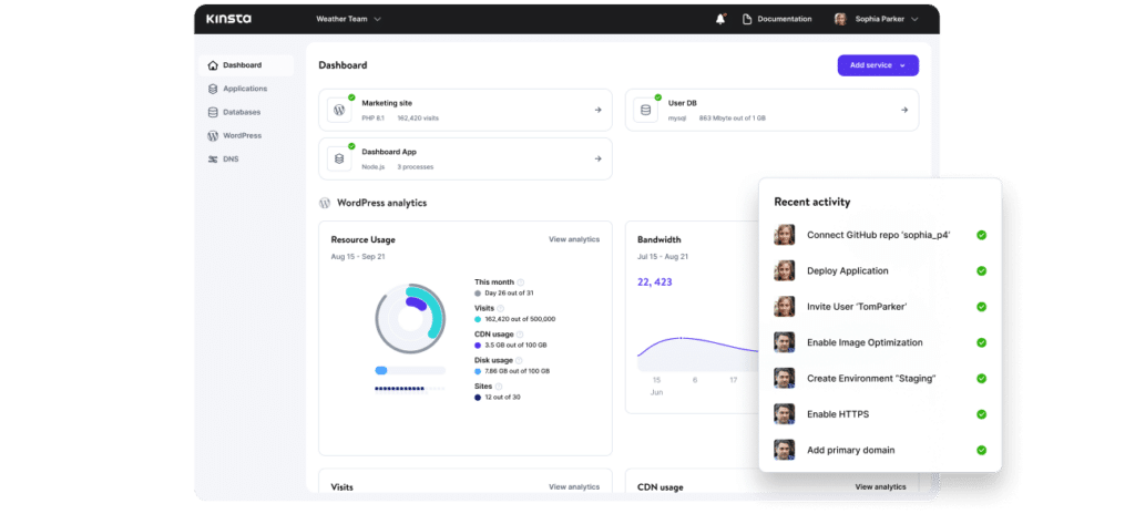 Alojamiento PostgreSQL fácil y potente - Kinsta