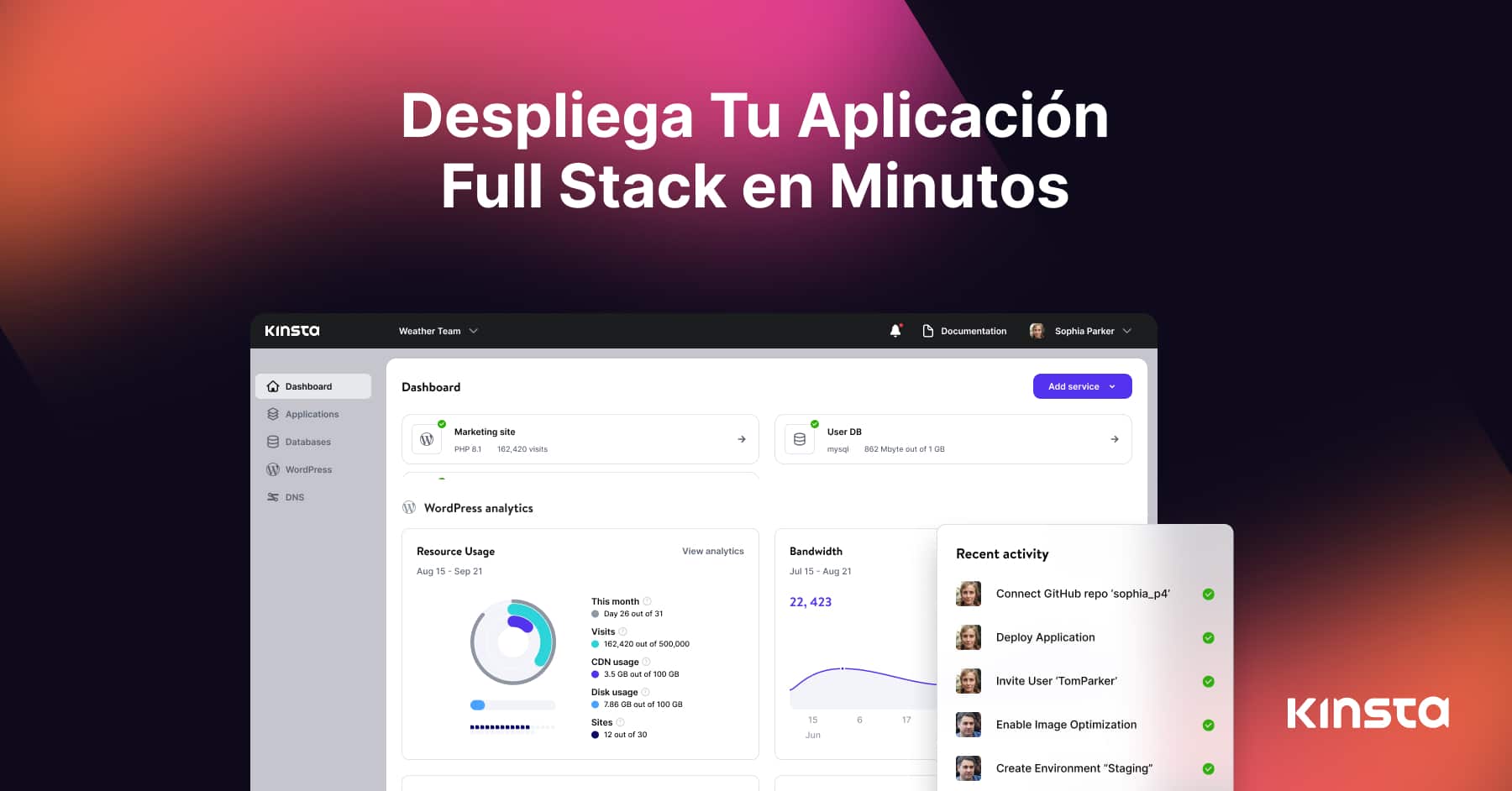 Cloud Full Stack para tu Aplicación o Sitio Web - Kinsta®