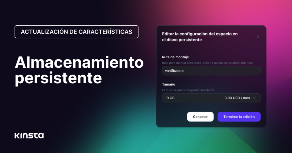 Almacenamiento Persistente: Más Memoria a Largo Plazo para Alojar ...