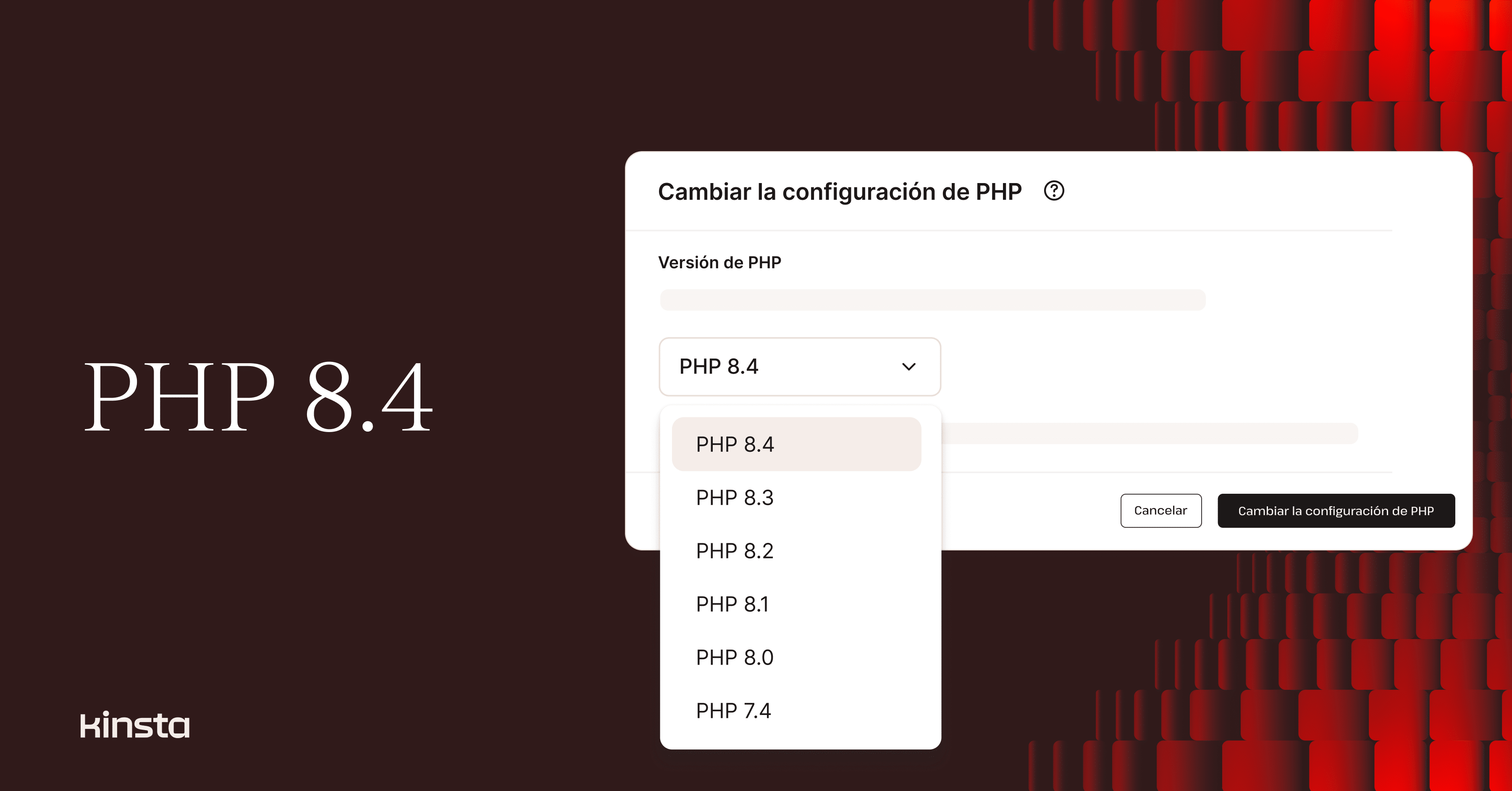 PHP 8.4 ya está disponible para los clientes de WordPress de Kinsta