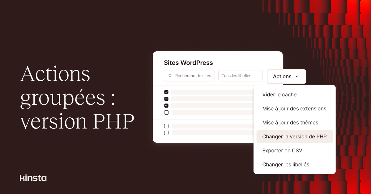 Changer les versions de PHP sur plusieurs sites WordPress grâce à des ...