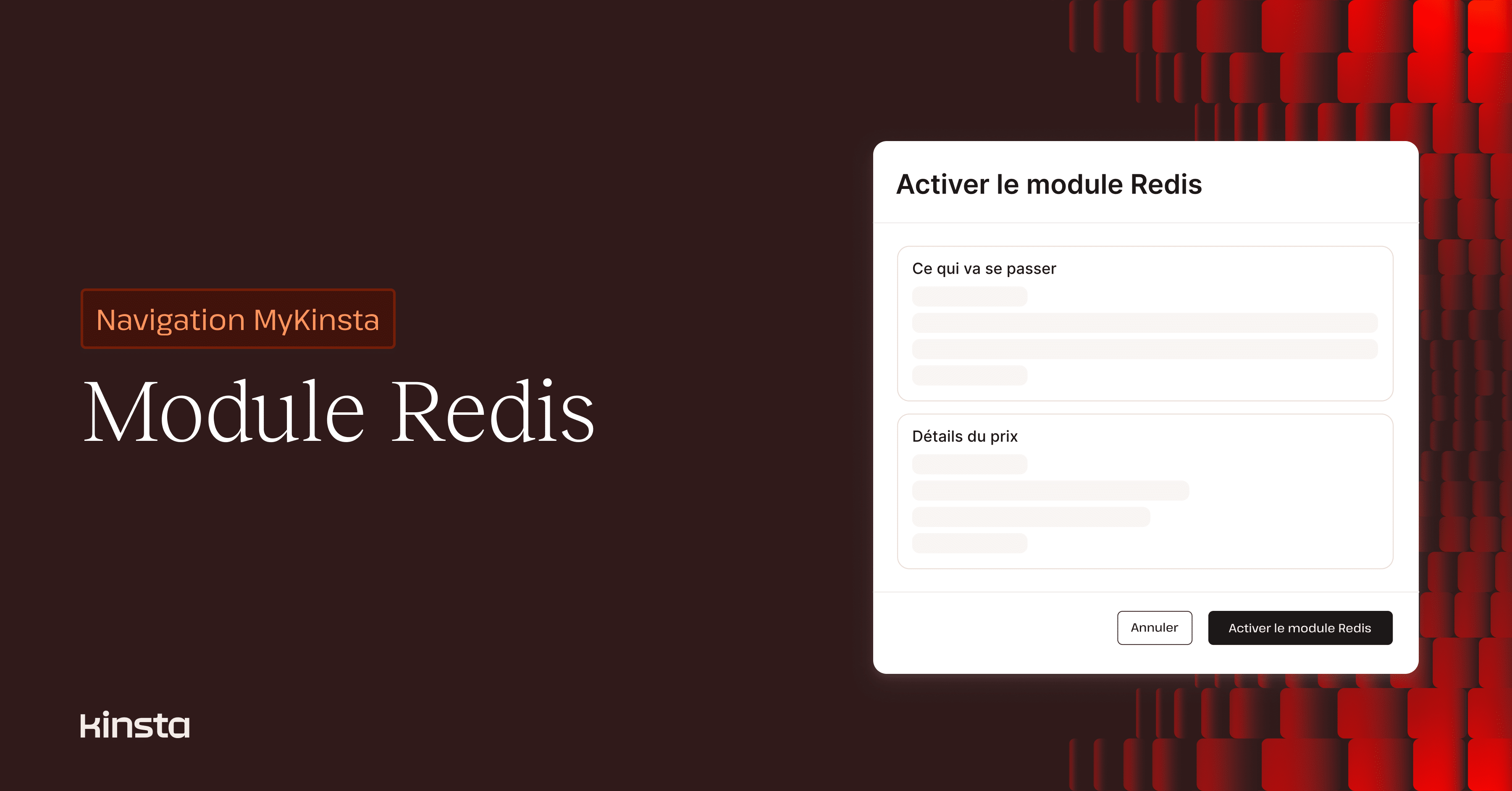 Besoin d'un cache Redis ? Vous pouvez vous servir vous-même dans MyKinsta