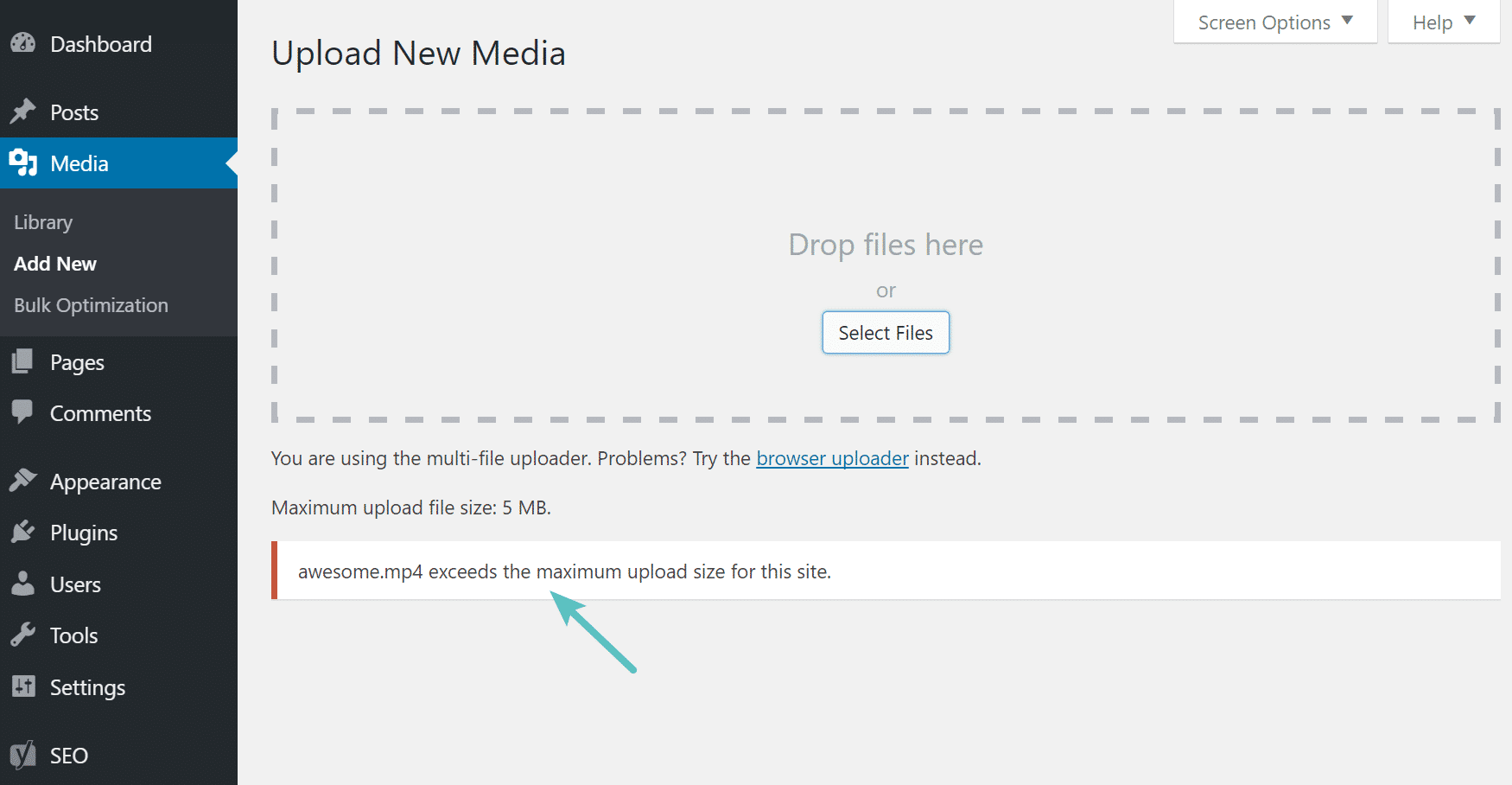 Come Aumentare La Dimensione Massima Di Caricamento Dei File Di WordPress