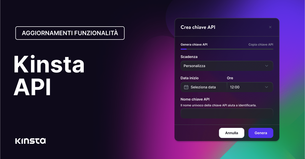 Kinsta API: porta l'automazione nella gestione dei tuoi siti - Kinsta®