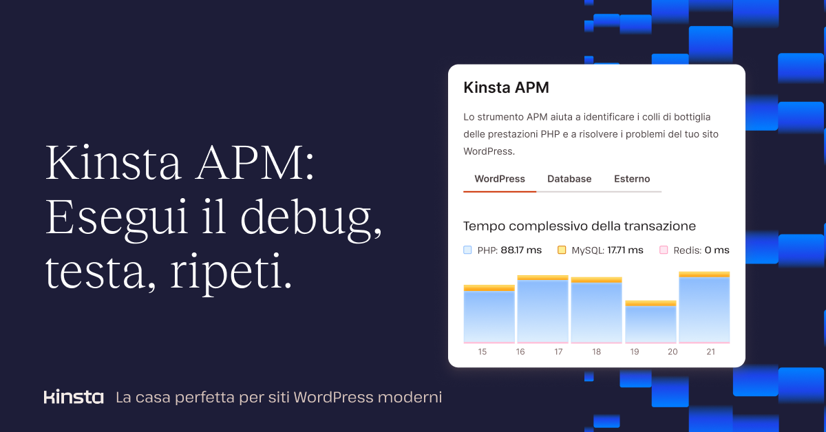 Strumento Kinsta® APM - Tool di Monitoraggio delle Applicazioni per ...
