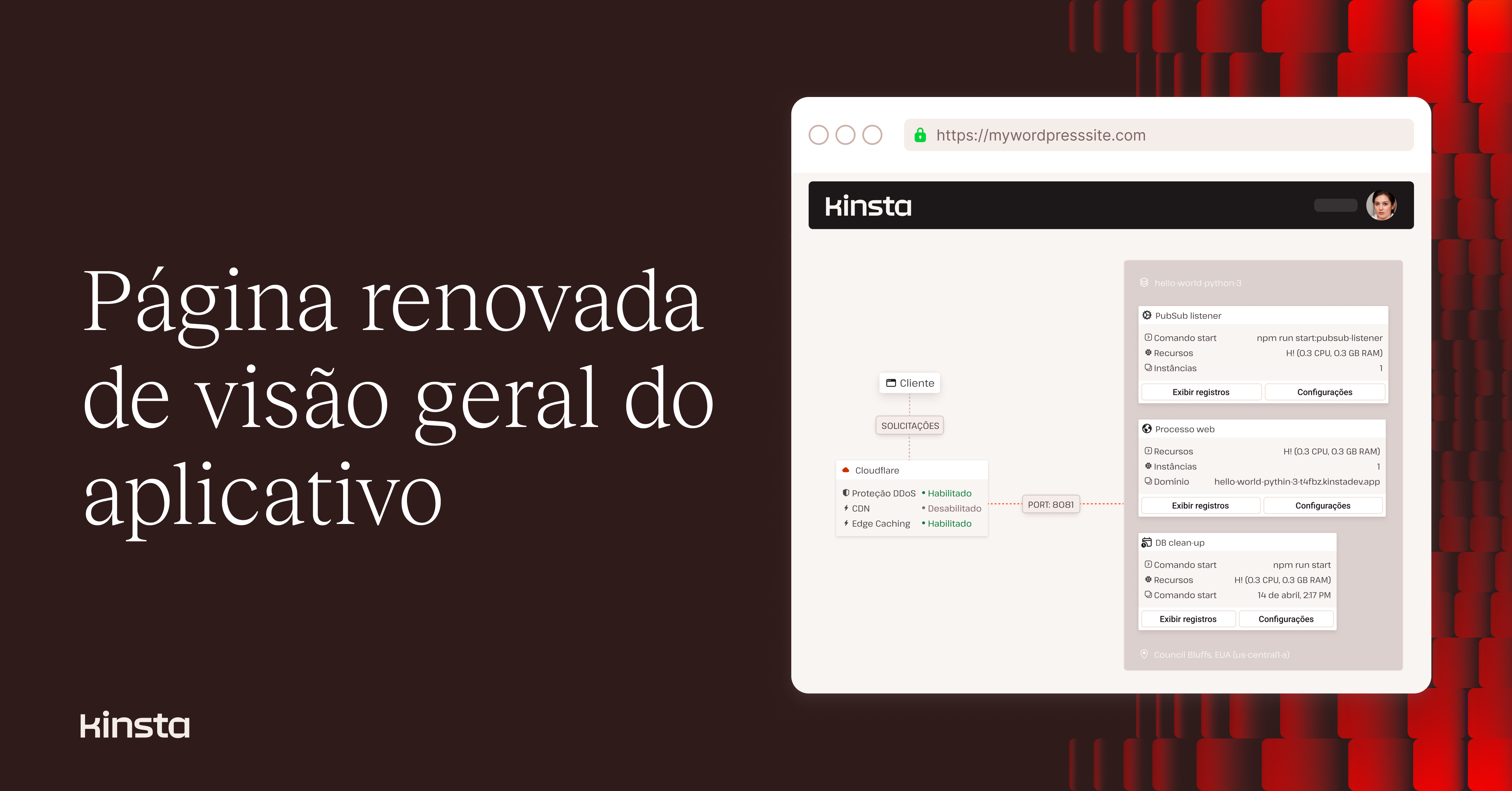 Explore as Funcionalidades do seu Aplicativo com o MyKinsta - Kinsta®