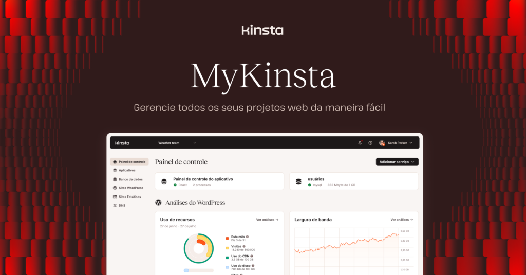 MyKinsta: Gerenciamento de Sites, Aplicativos e Bancos de Dados - Kinsta®