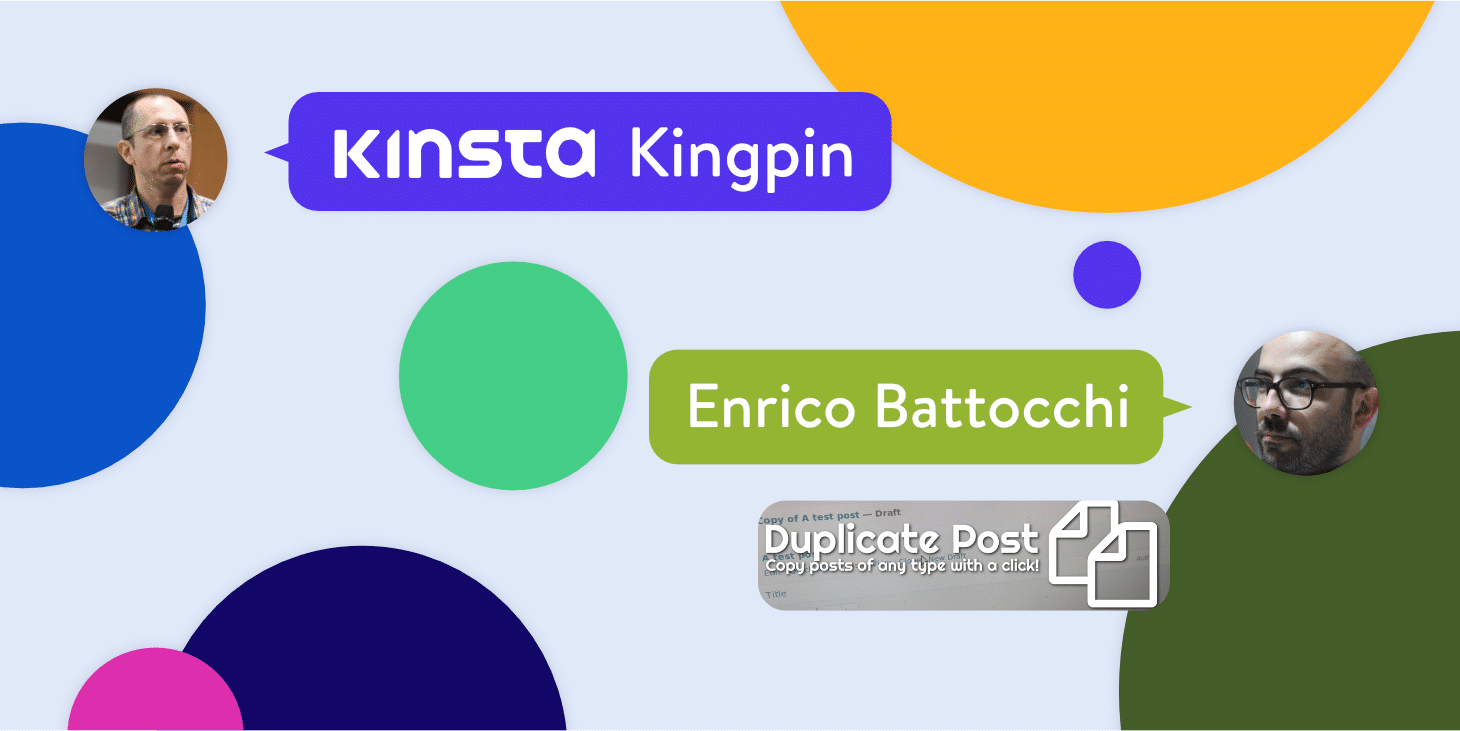 Kinsta Kingpin: Intervju med Enrico Battocchi