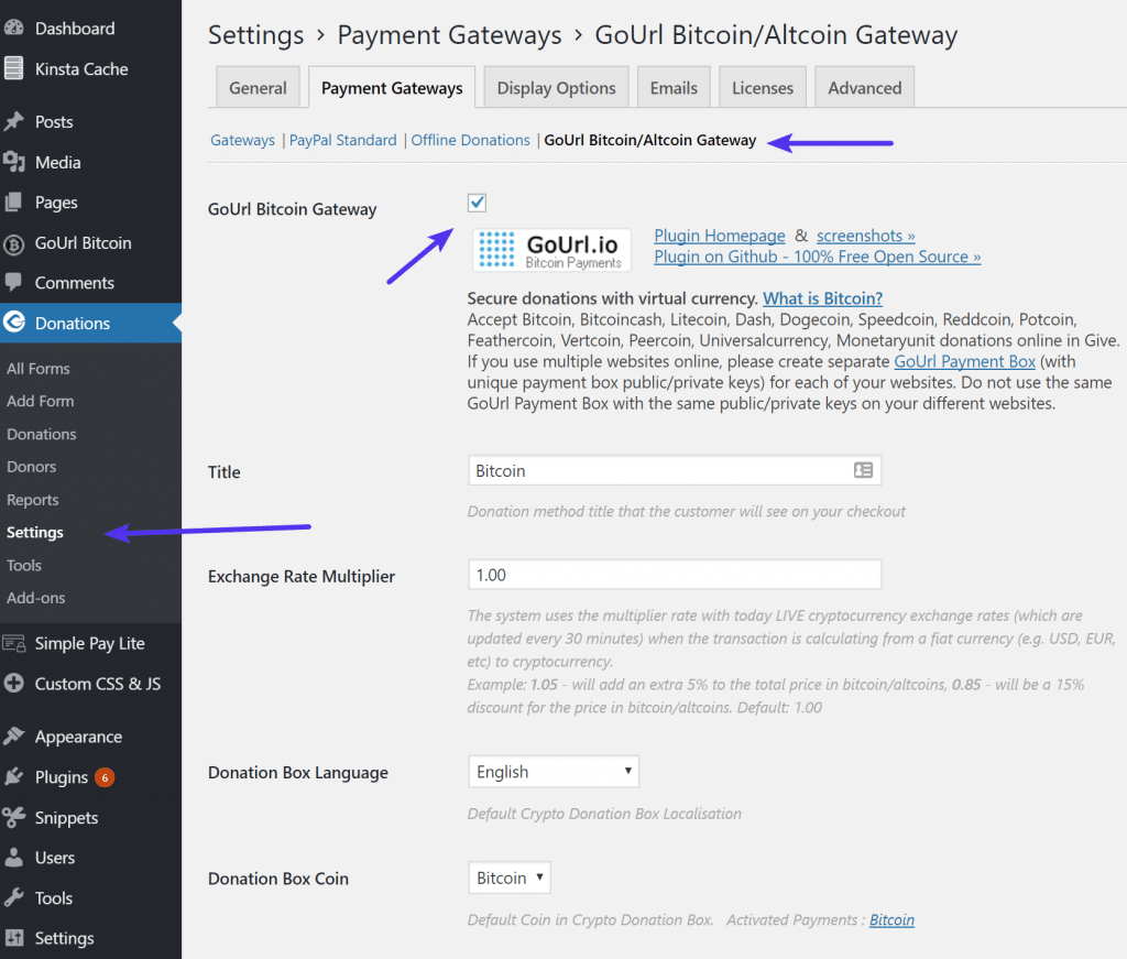 How to Add a Bitcoin Donate Button to Your WordPress Site