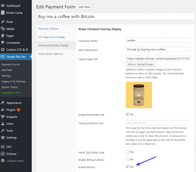 How To Add A Bitcoin Donate Button To Your Wordpress Site 