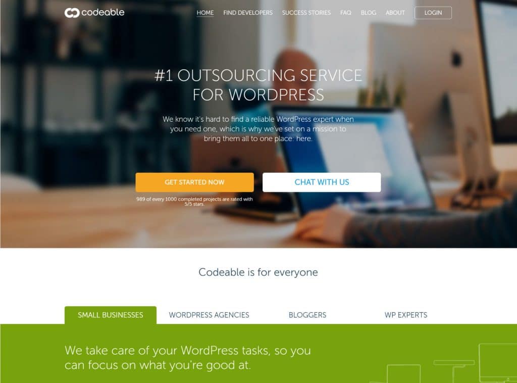 Hiring WordPress Developers on Codeable.io - WP Tasks Reviews