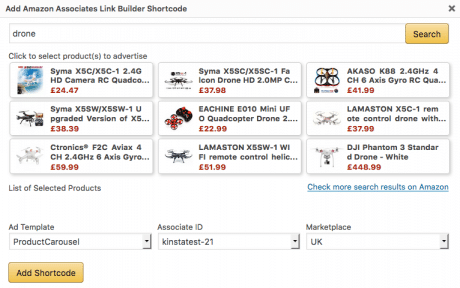 A Look at the New Amazon Associates Link Builder for WordPress