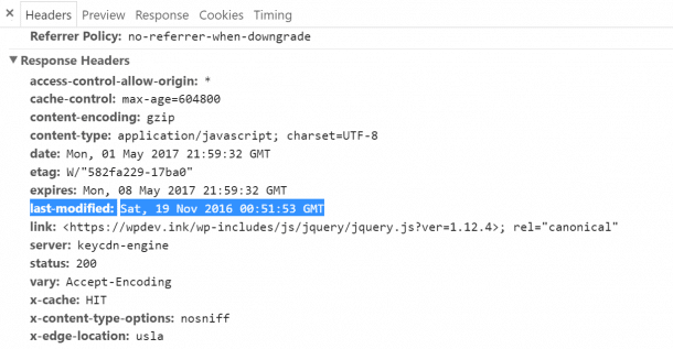 How to Fix the "Specify a Cache Validator" Warning