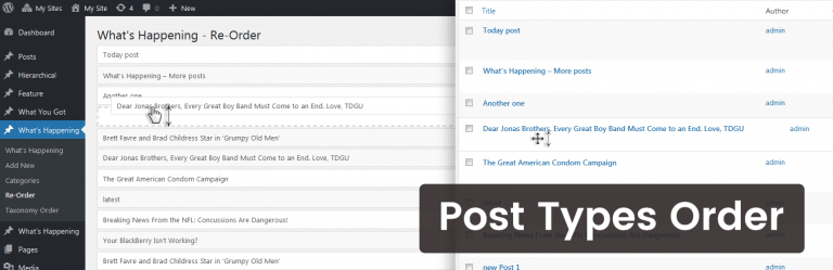 How to Reorder Posts in WordPress and WooCommerce