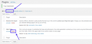 How to disable WordPress plugins (no access to WP-Admin)