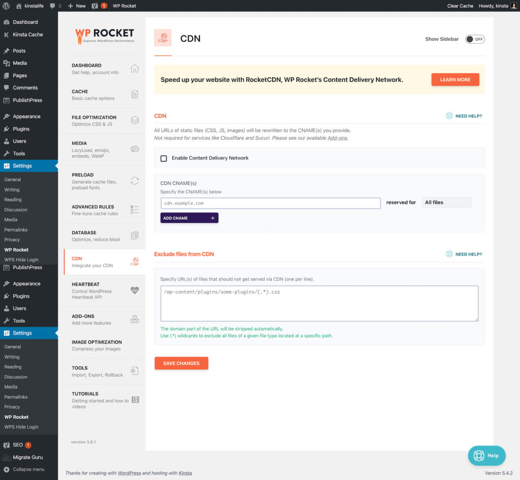 Kinsta and WP Rocket: Now Speeding up WordPress Together