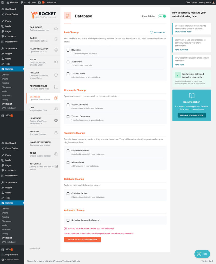 Kinsta and WP Rocket: Now Speeding up WordPress Together