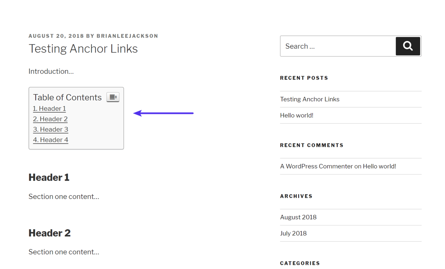 How to Create Anchor Links in WordPress (3 Easy Methods)