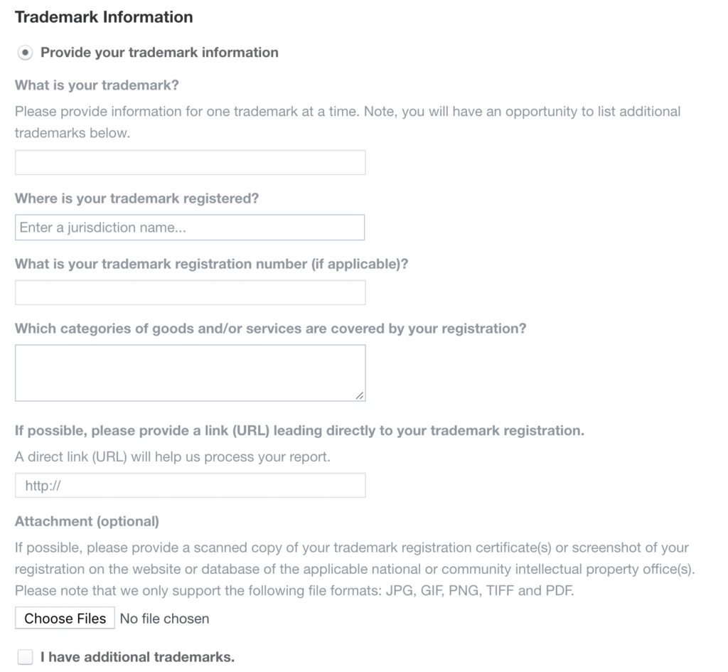 How and Why to File a Facebook Trademark Infringement Report - WIREDGORILLA