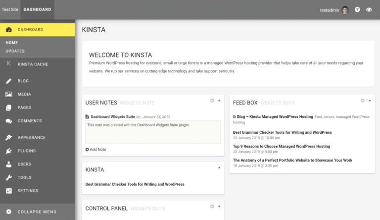 How to Create a WordPress Custom Dashboard for Yourself or Clients