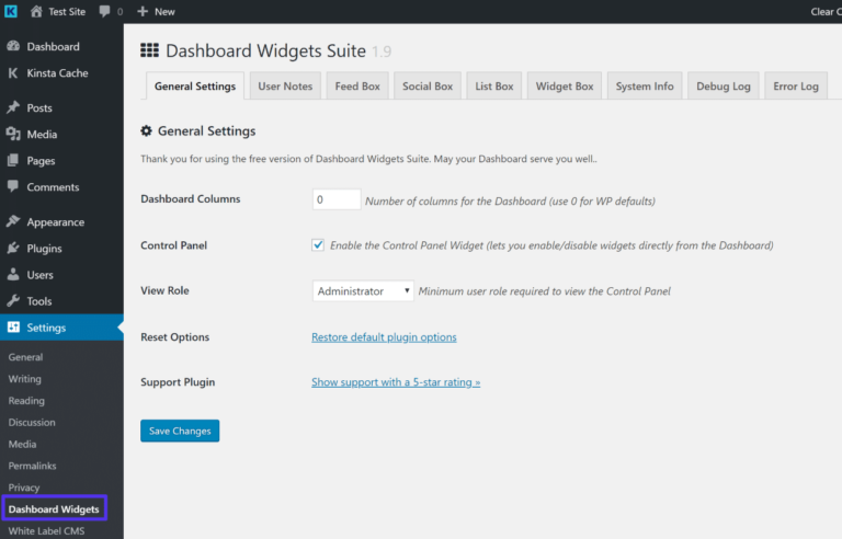 How to Create a WordPress Custom Dashboard for Yourself or Clients