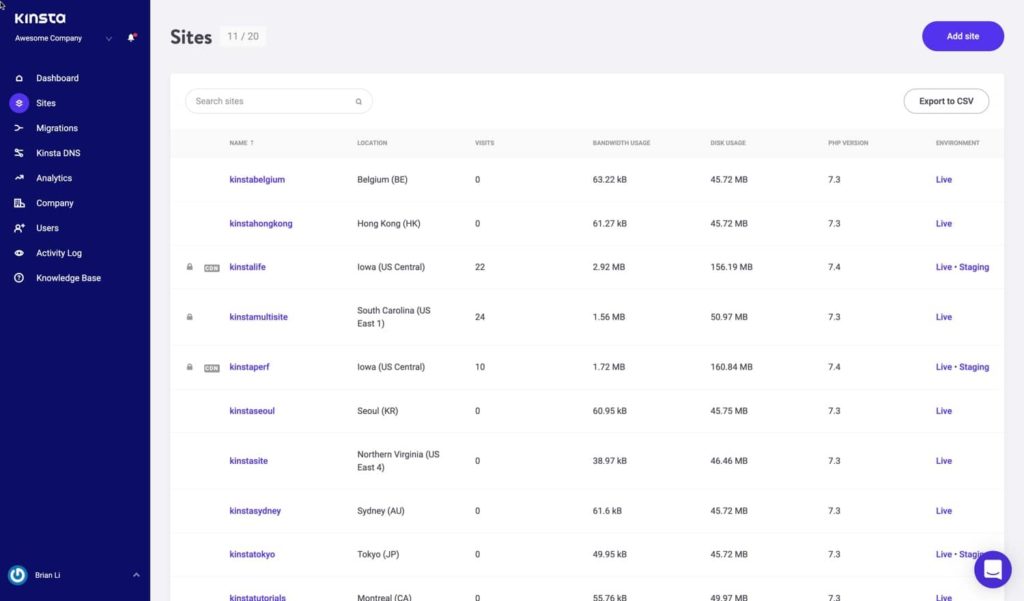 Manage Multiple WordPress Sites with MyKinsta - It's a Breeze