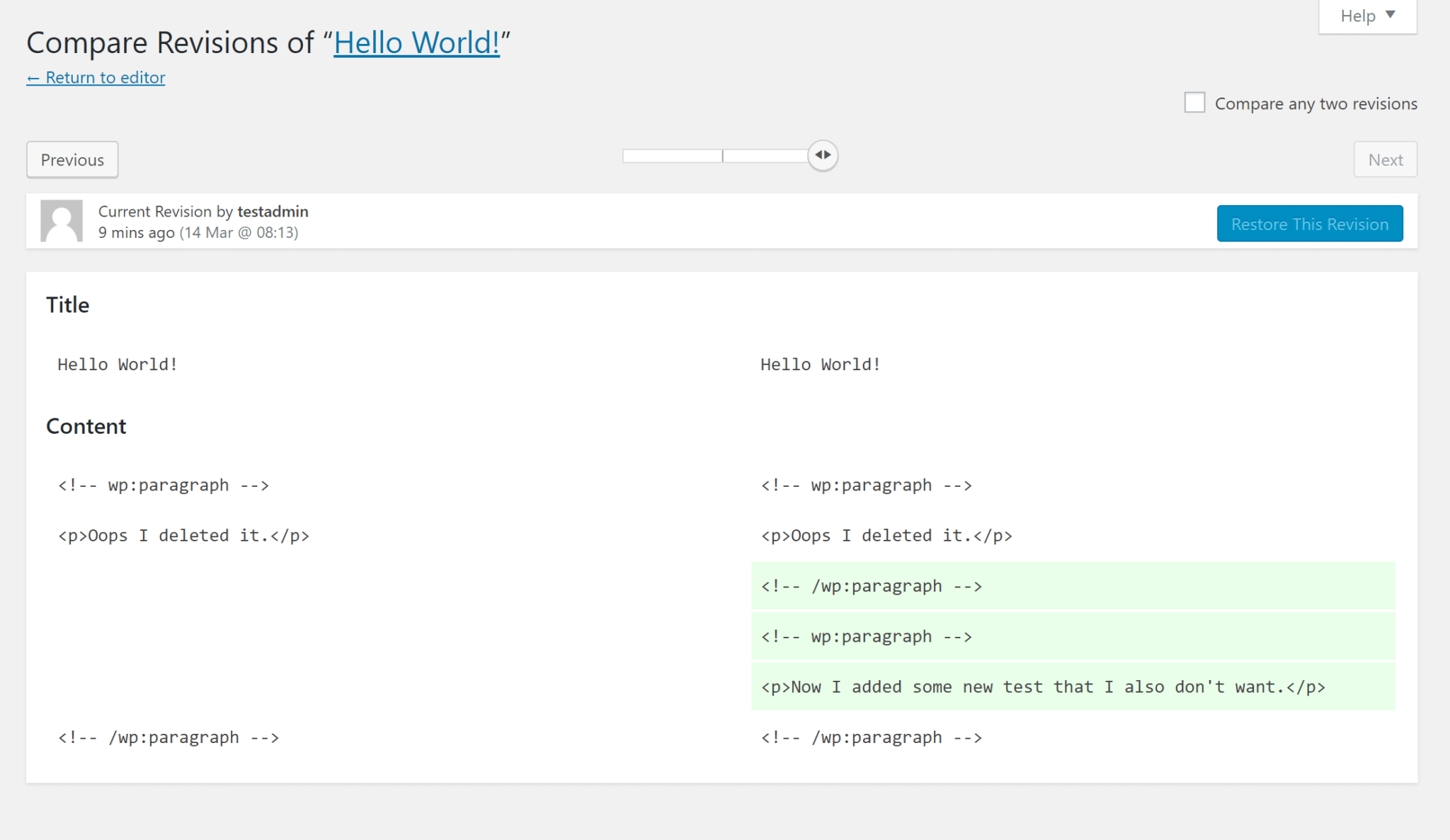 How to Undo Changes in WordPress (Revisions, Autosaves, Snapshots)