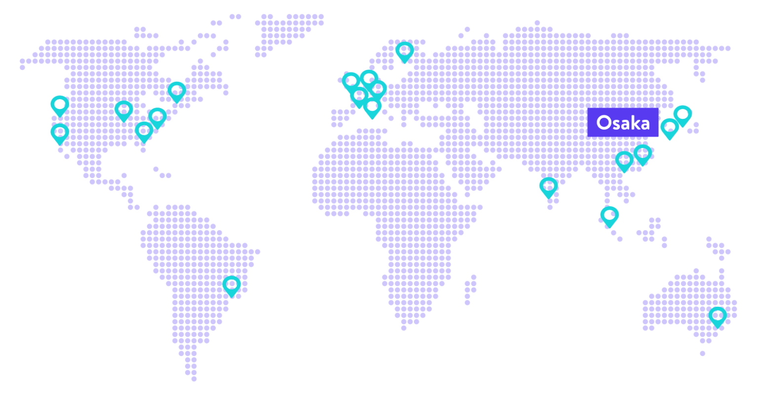 20th Data Center in Osaka, Japan Is Now Available