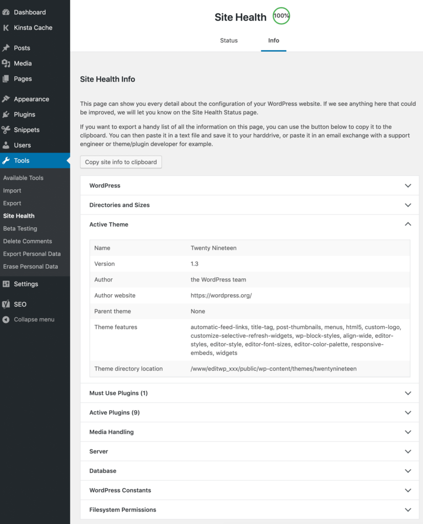 What's New in WordPress 5.2 (Site Health Tool and PHP Error Protection)