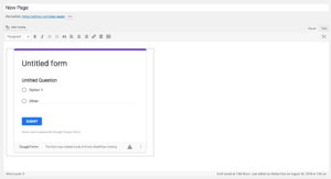 How to Embed a Google Form on Your WordPress Site (3 Easy Steps)