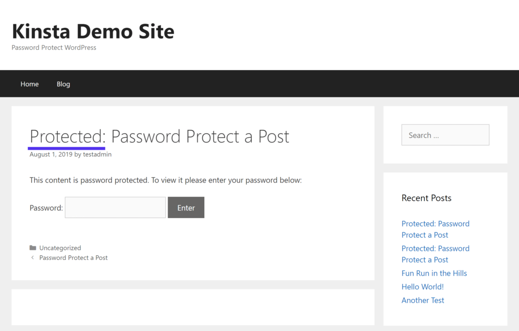 How To Password Protect Your Wordpress Site Every Method Kinsta®