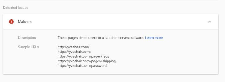 How to Fix "The site ahead contains malware" Error