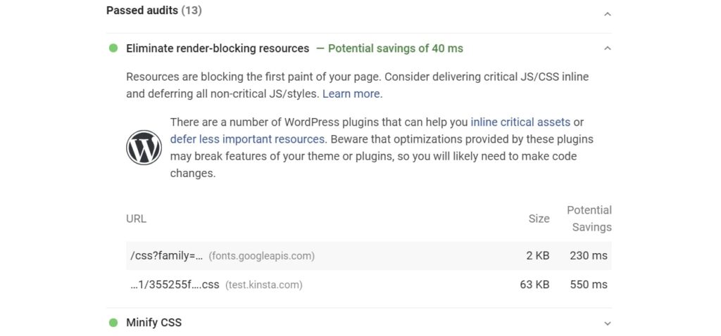 How To Eliminate Render Blocking Resources On Wordpress