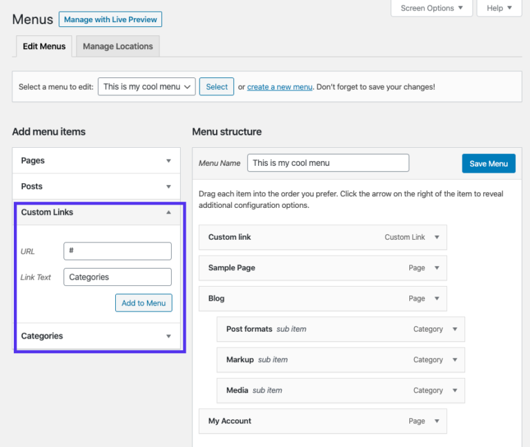 How To Create A Dropdown Menu In Wordpress In 5 Steps