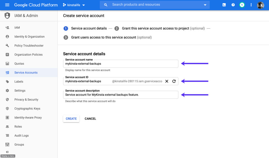 How To Set Up a Google Cloud Storage Bucket for External Backups