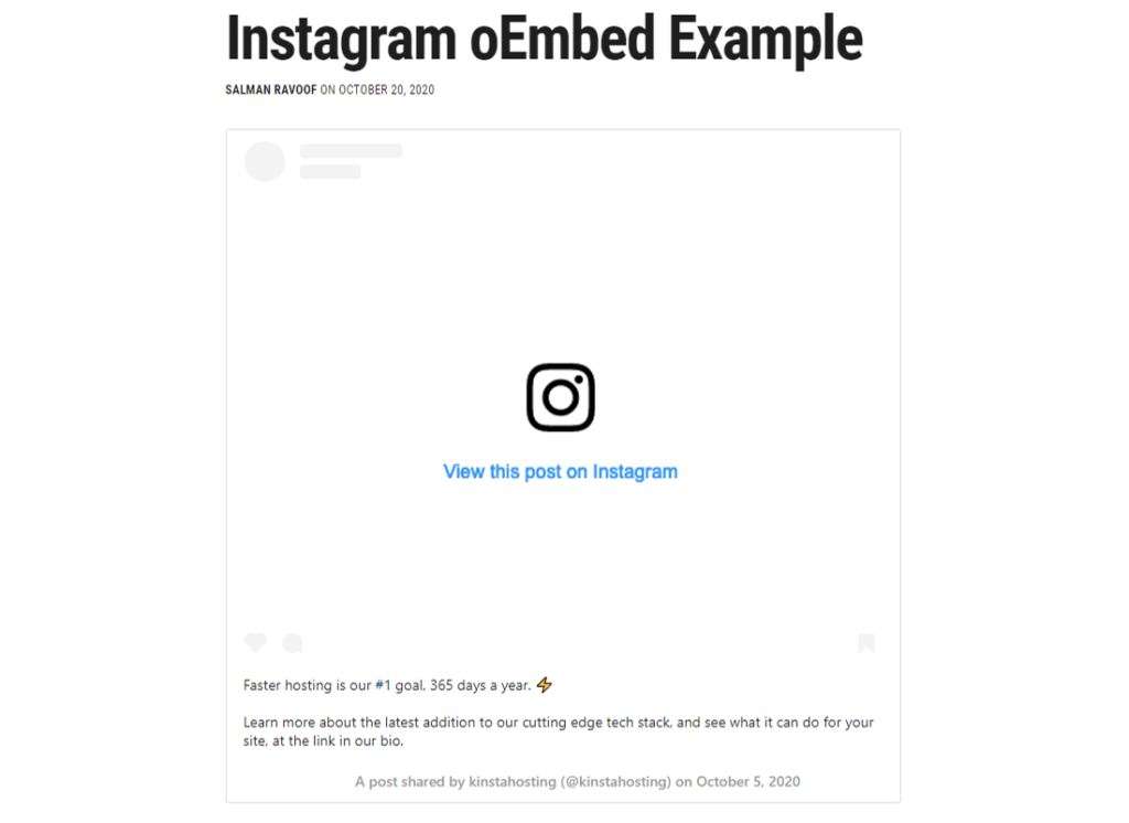 How to Fix the Facebook oEmbed Issue in WordPress