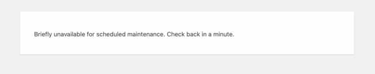 Wordpress Maintenance Mode Troubleshooting And Customizing