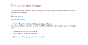 How to Fix NET::ERR_CERT_COMMON_NAME_INVALID? (9 Methods)