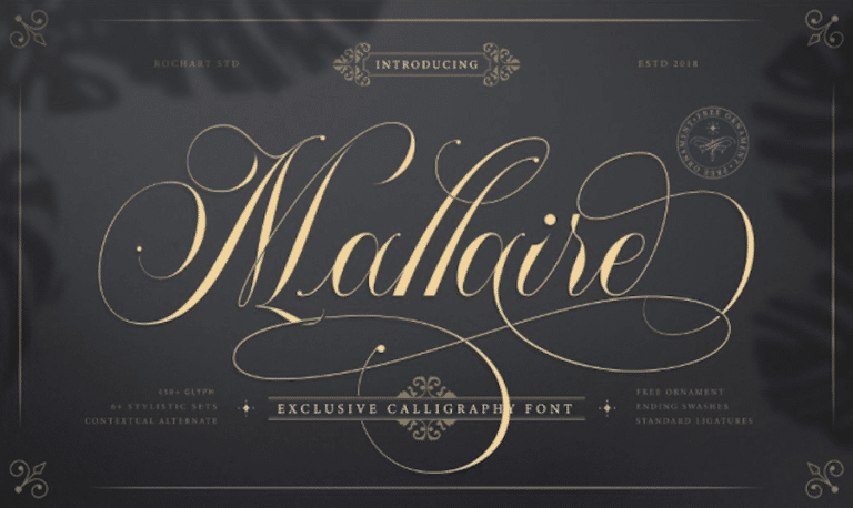 47 Calligraphy Fonts for Adding Style and Interest to Your Site